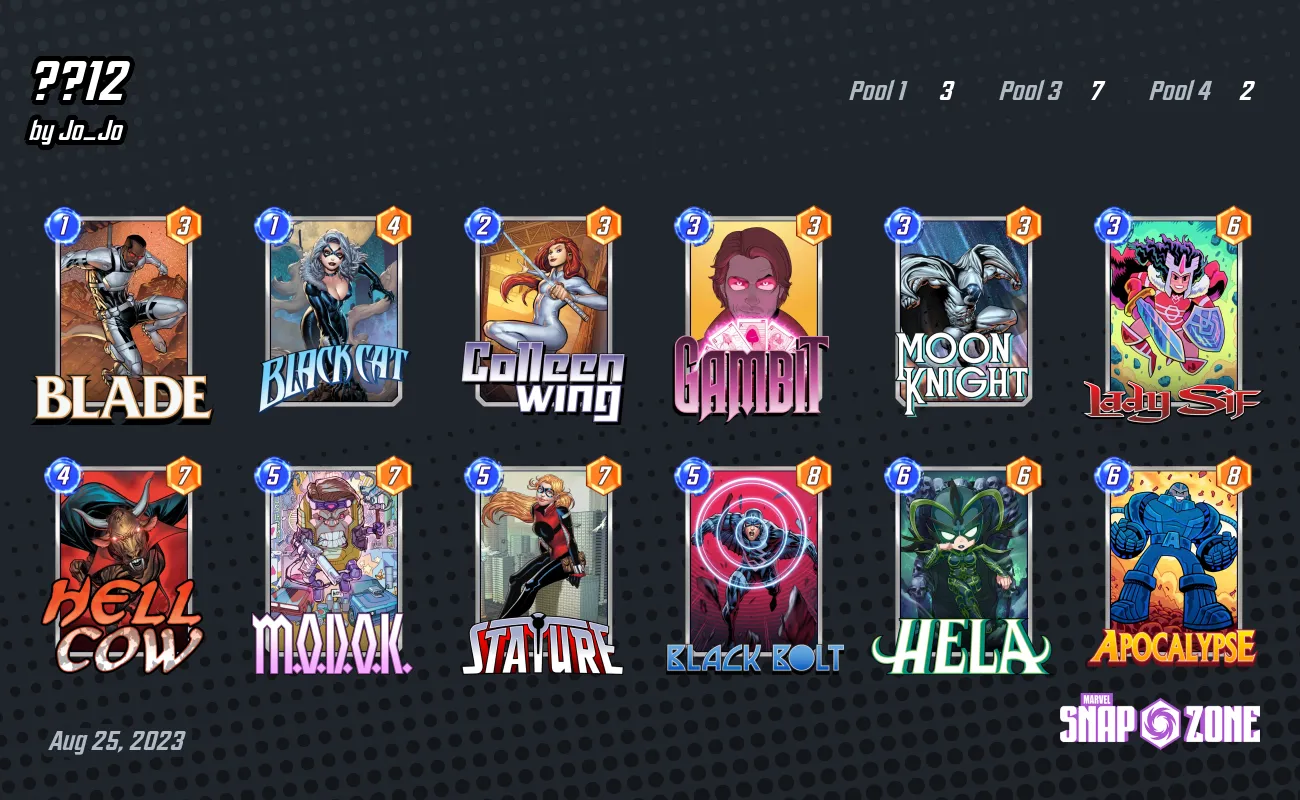 ??12 - Decks - Marvel Snap Zone