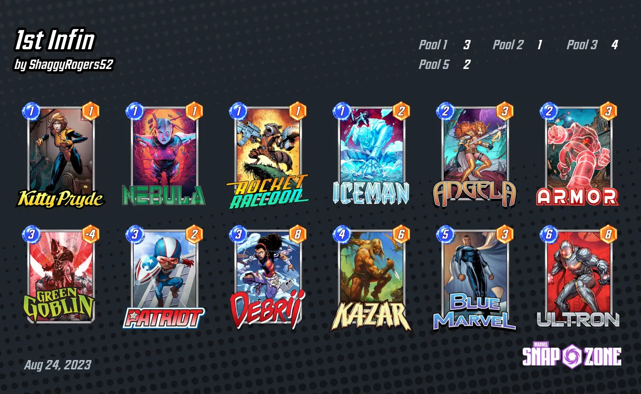 1st Infin - Decks - Marvel Snap Zone