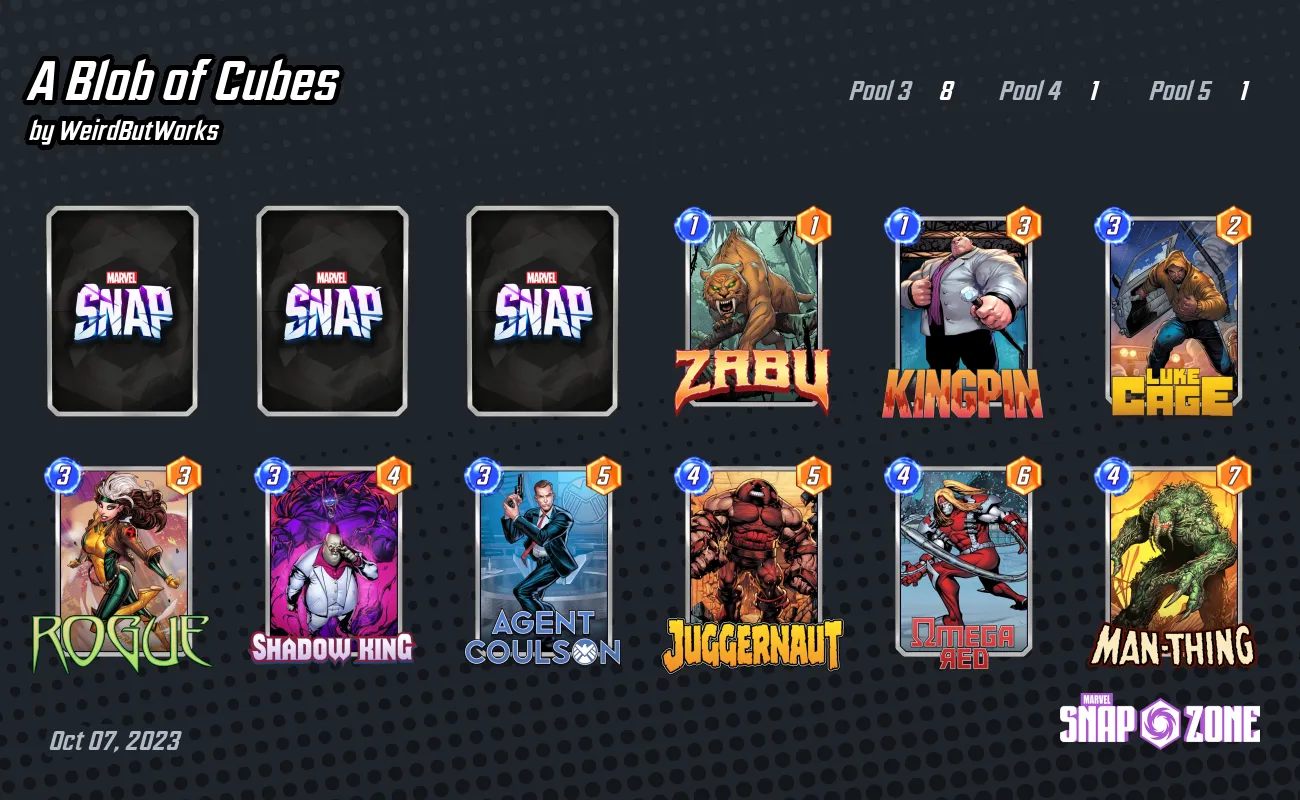 A Blob of Cubes - Decks - Marvel Snap Zone