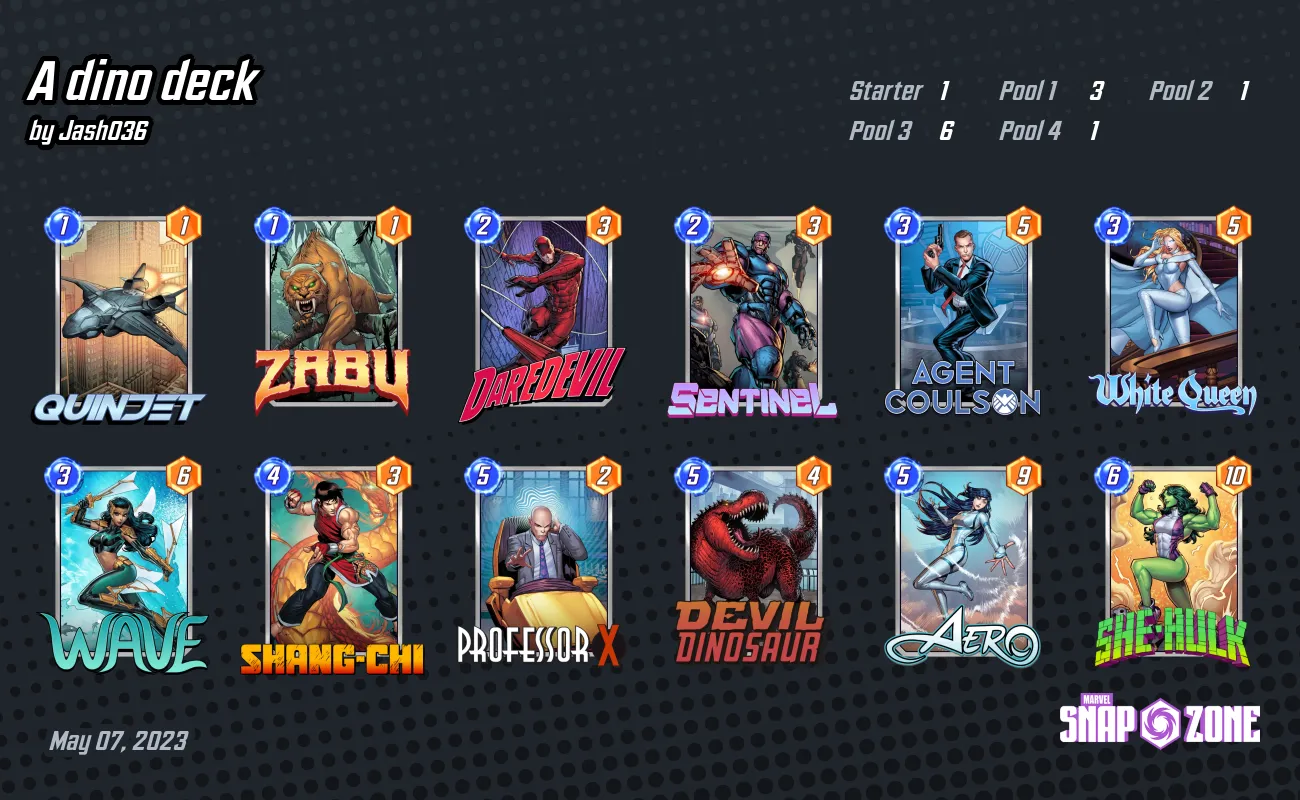 A dino deck - Decks - Marvel Snap Zone