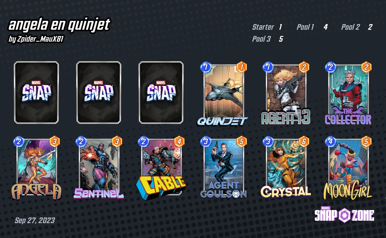 angela en quinjet - Decks - Marvel Snap Zone