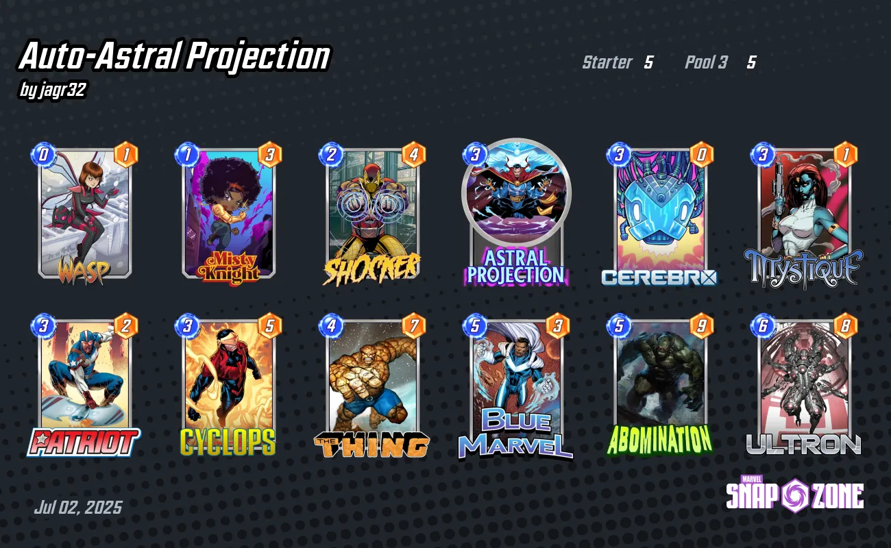 Auto-Astral Projection - Decks - Marvel Snap Zone