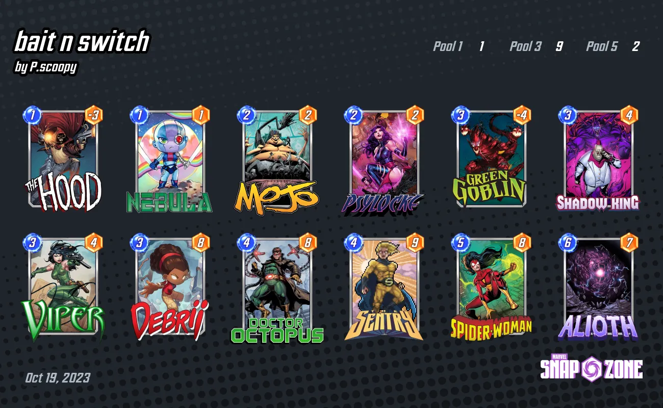 bait n switch - Decks - Marvel Snap Zone