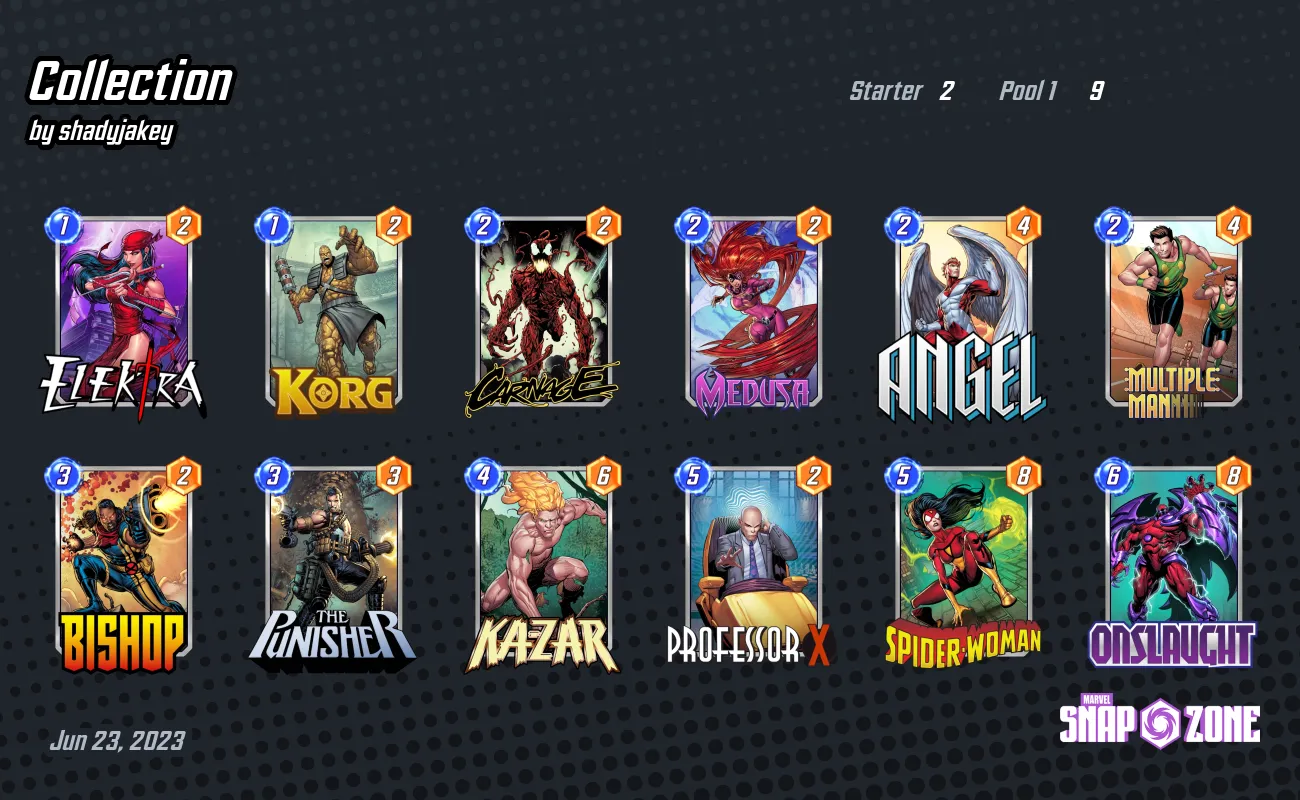 Collection - Decks - Marvel Snap Zone