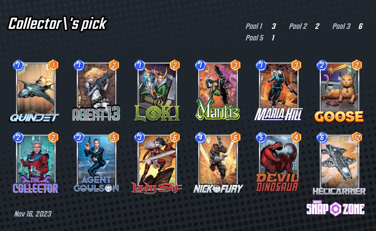 Collector's pick - Decks - Marvel Snap Zone