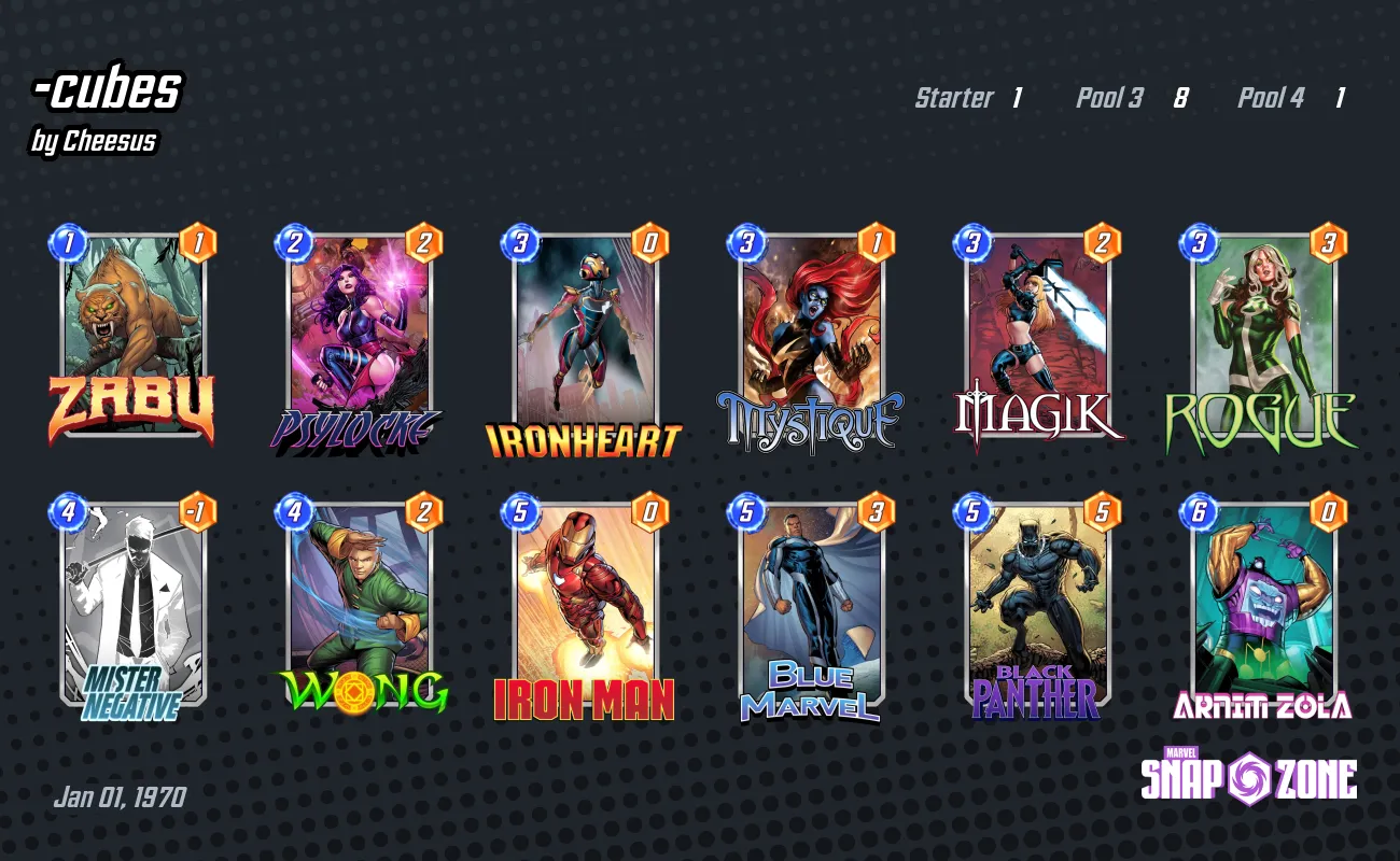 -cubes - Decks - Marvel Snap Zone