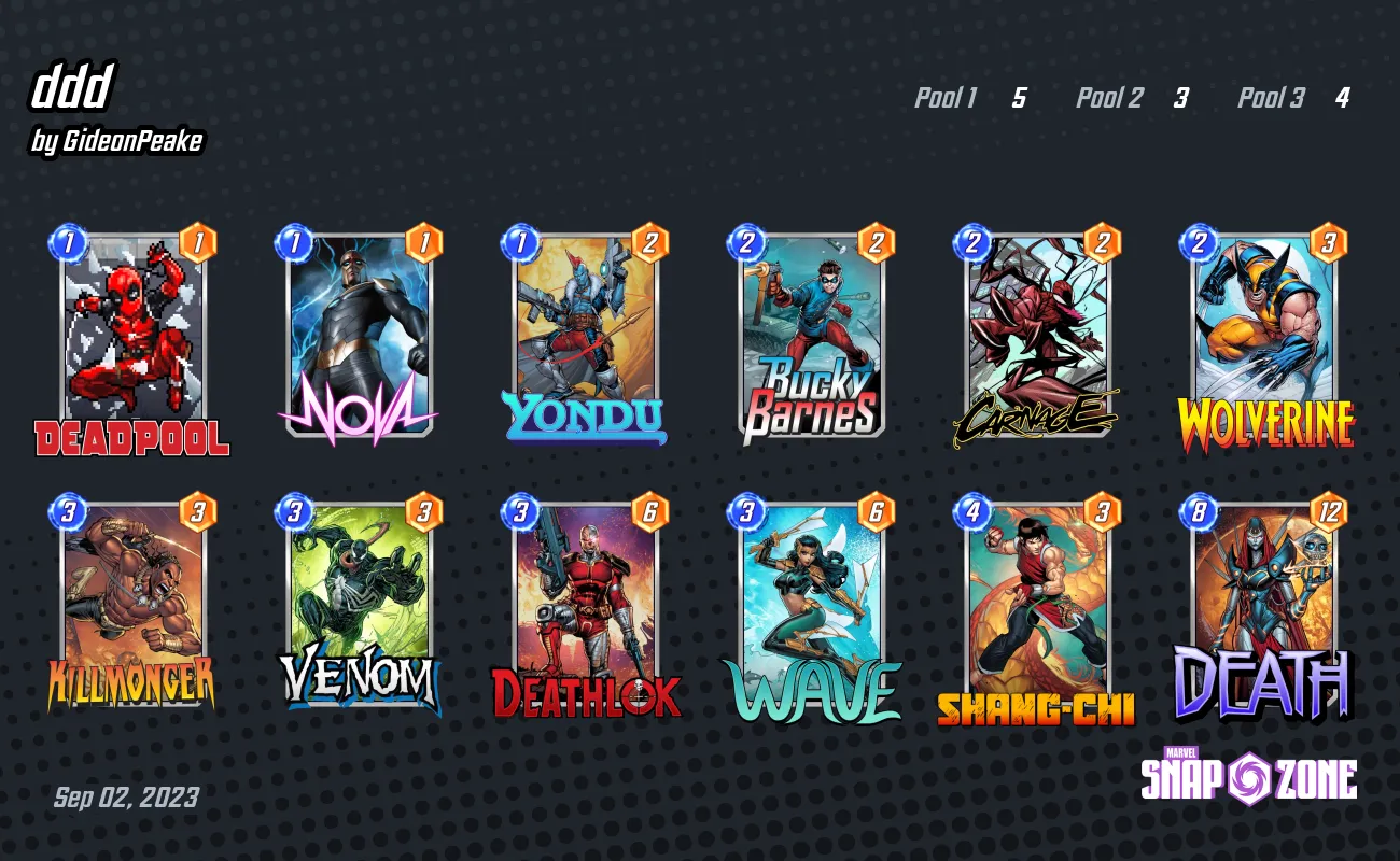 ddd - Decks - Marvel Snap Zone