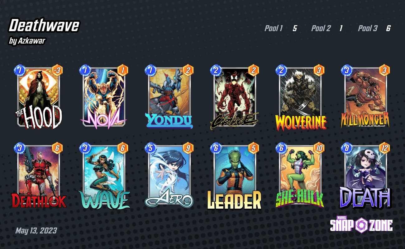 Deathwave - Decks - Marvel Snap Zone
