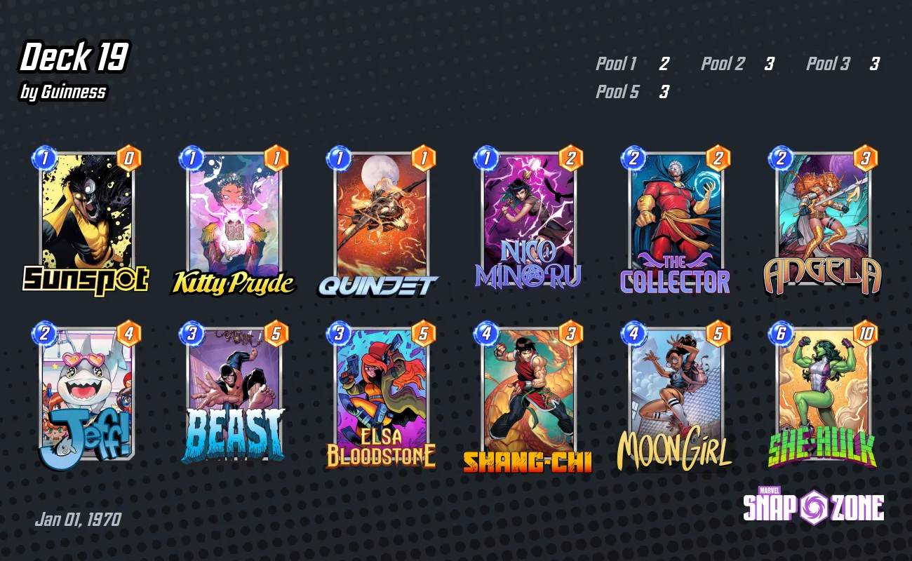 Deck 19 - Decks - Marvel Snap Zone