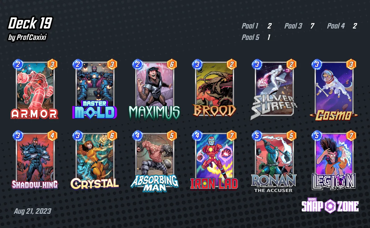 Deck 19 - Decks - Marvel Snap Zone