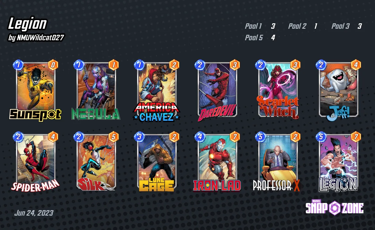 Legion - Decks - Marvel Snap Zone