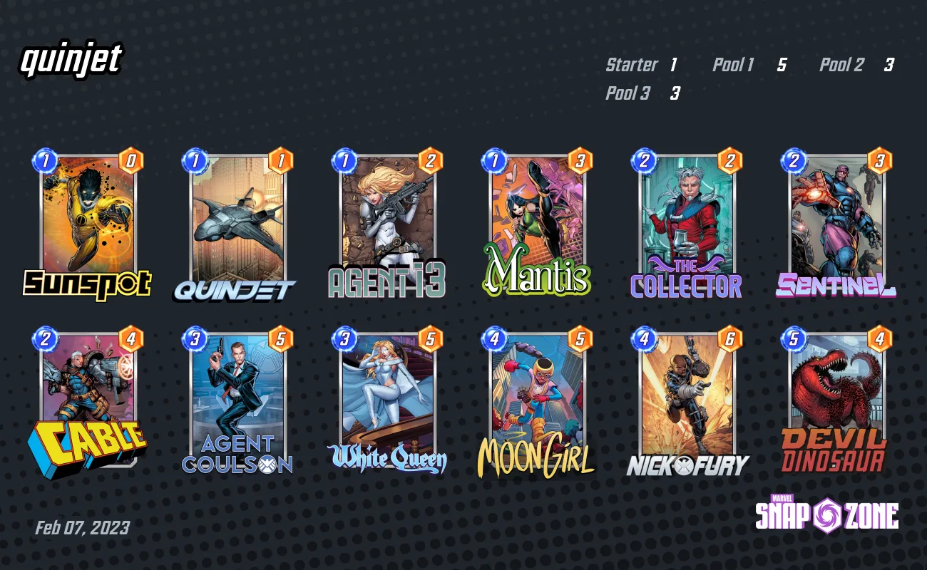 quinjet - Decks - Marvel Snap Zone