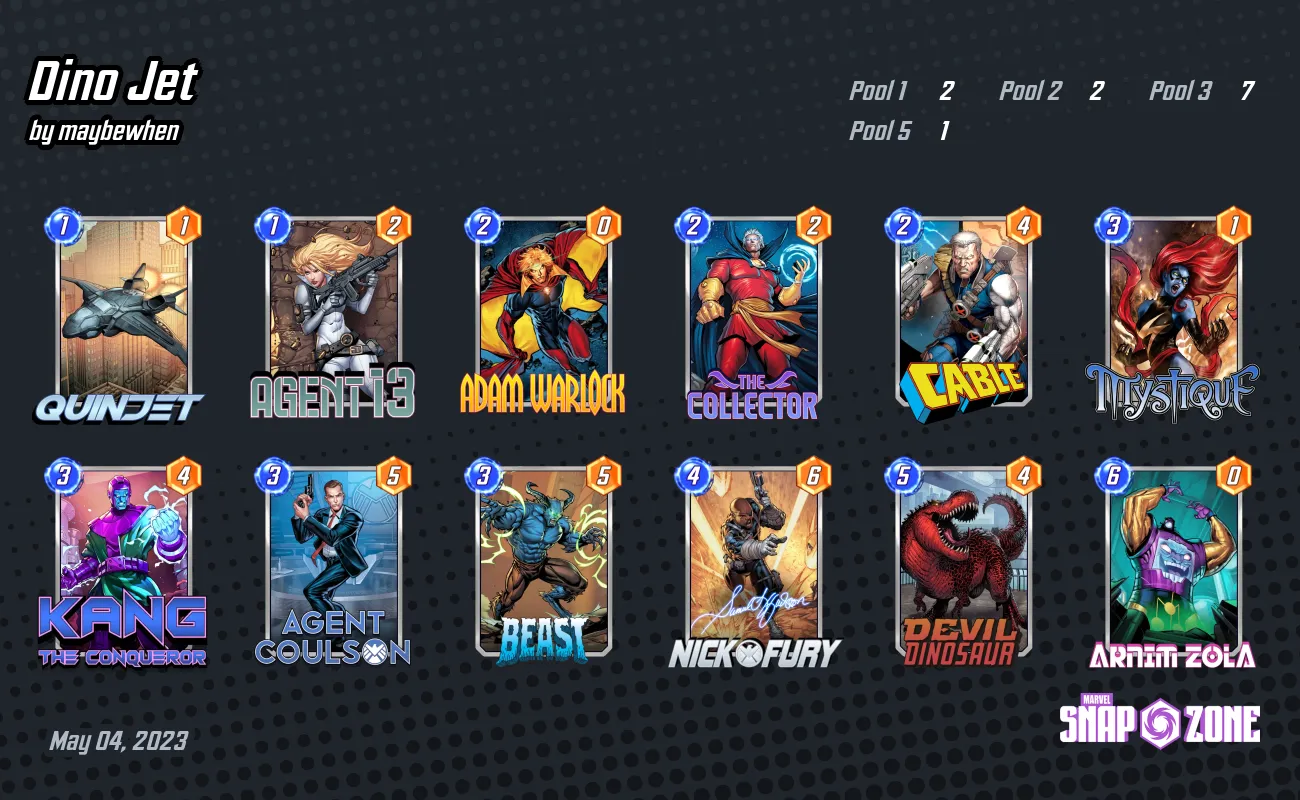 Dino Jet - Decks - Marvel Snap Zone