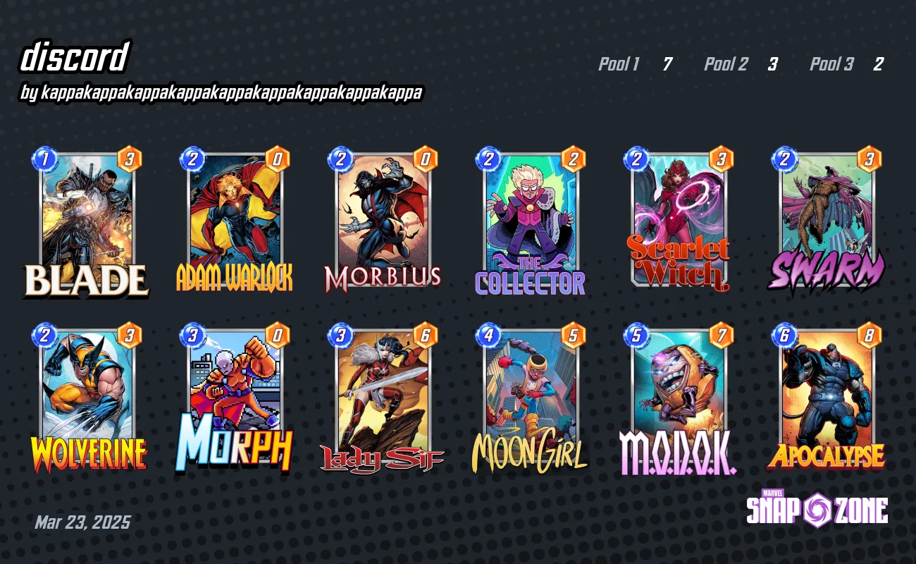 discord - Decks - Marvel Snap Zone