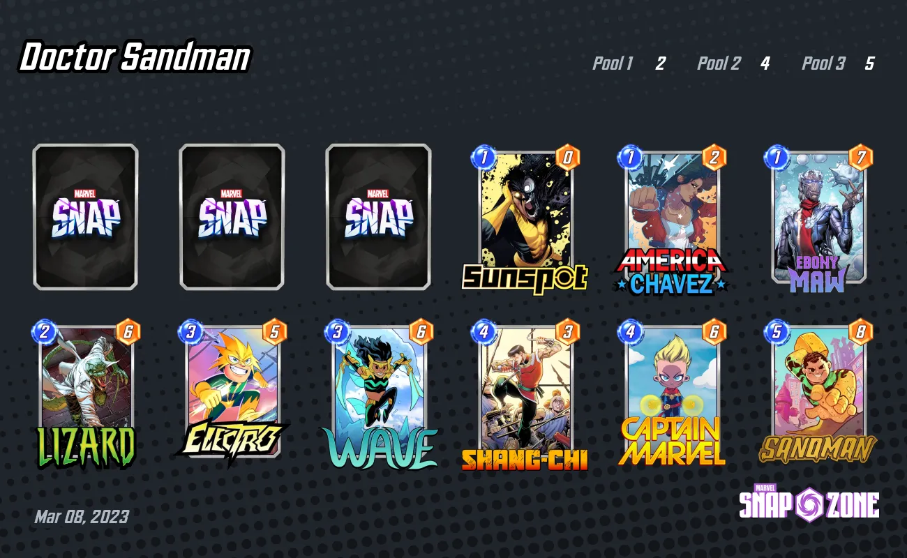 Doctor Sandman - Decks - Marvel Snap Zone