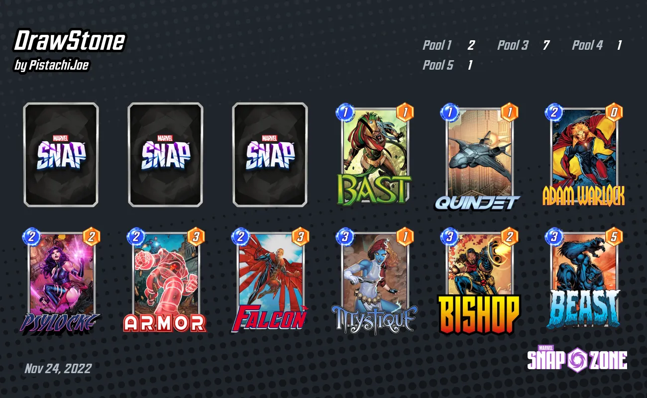 DrawStone - Decks - Marvel Snap Zone