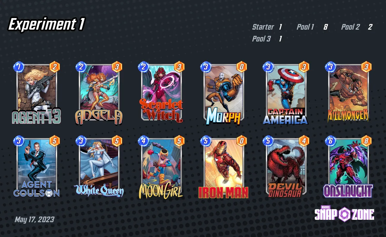 Experiment 1 - Decks - Marvel Snap Zone