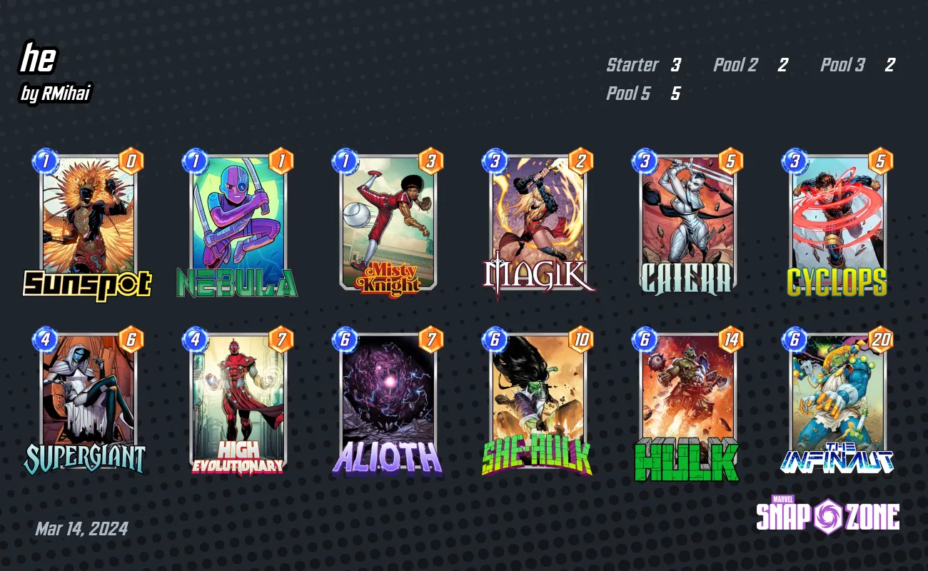 he - Decks - Marvel Snap Zone