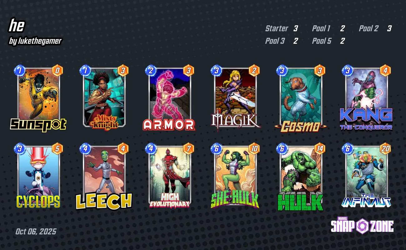 he - Decks - Marvel Snap Zone