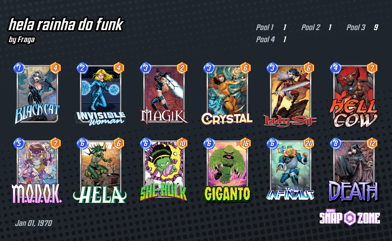 hela rainha do funk - Decks - Marvel Snap Zone