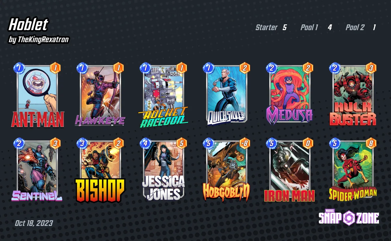 Hoblet - Decks - Marvel Snap Zone