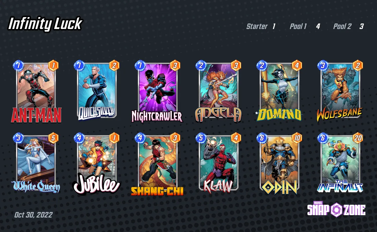 Infinity Luck - Decks - Marvel Snap Zone