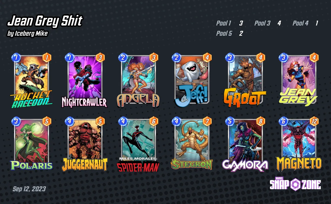 Jean Grey Shit - Decks - Marvel Snap Zone