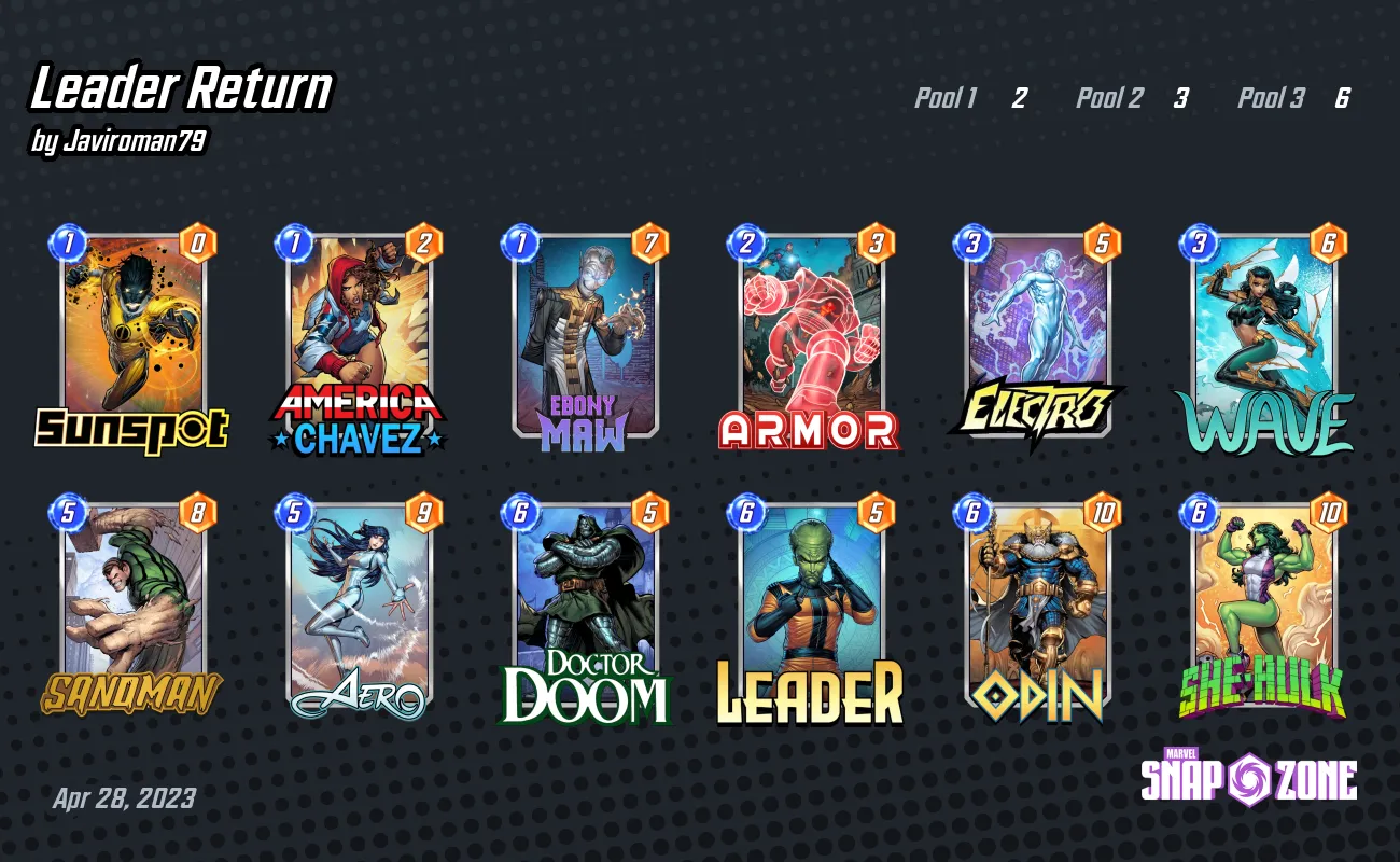 Leader Return - Decks - Marvel Snap Zone
