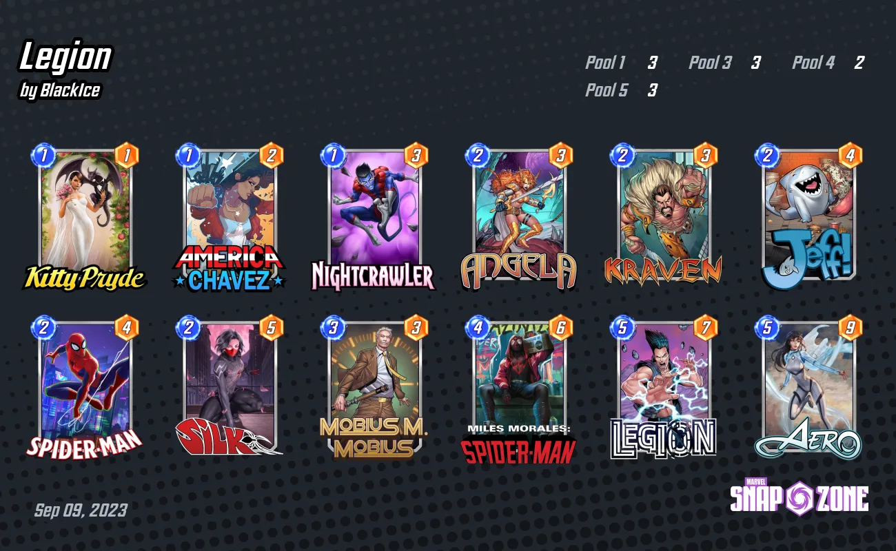 Legion - Decks - Marvel Snap Zone