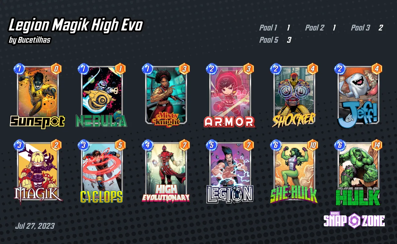 Legion Magik High Evo - Decks - Marvel Snap Zone