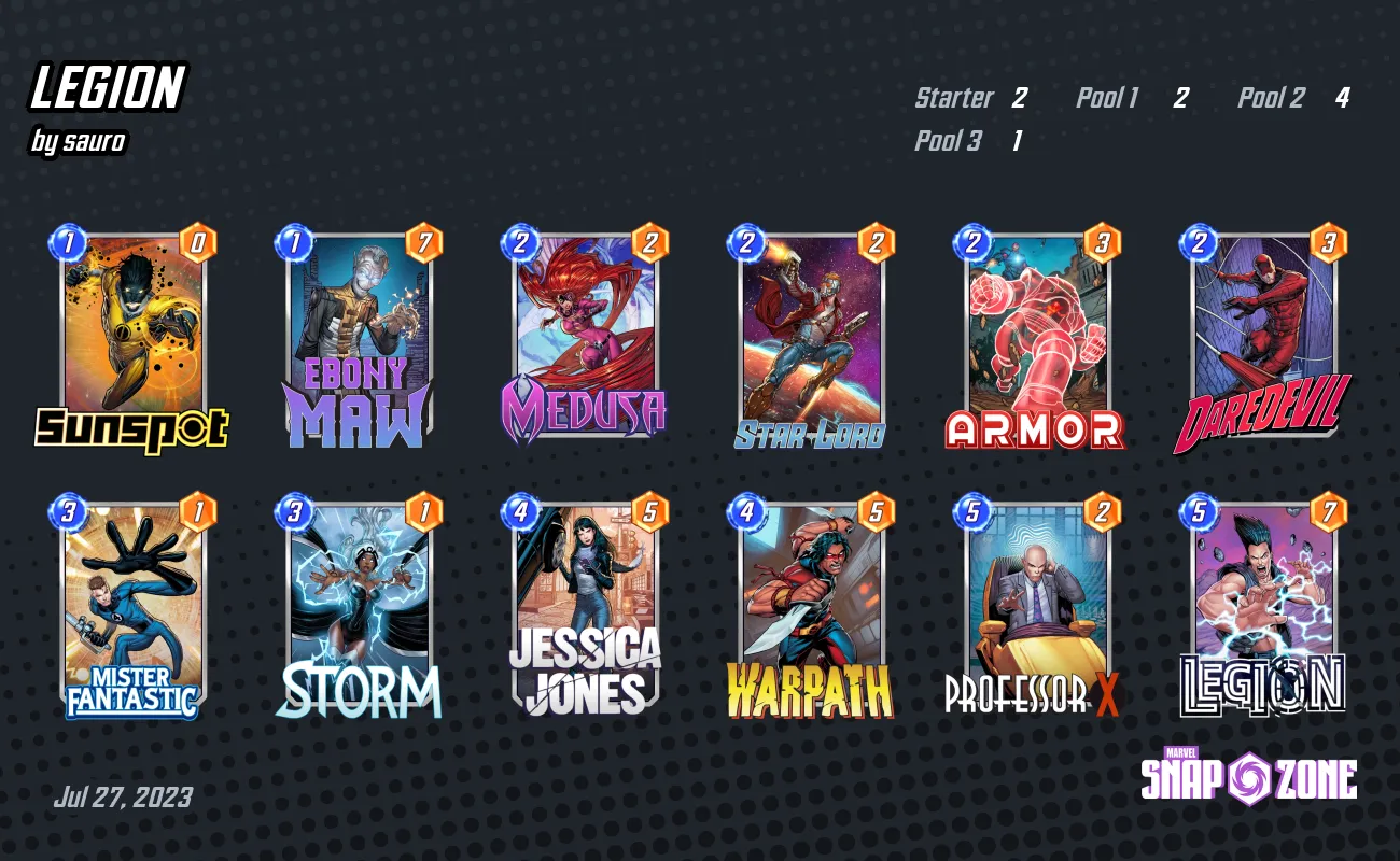 LEGION - Decks - Marvel Snap Zone