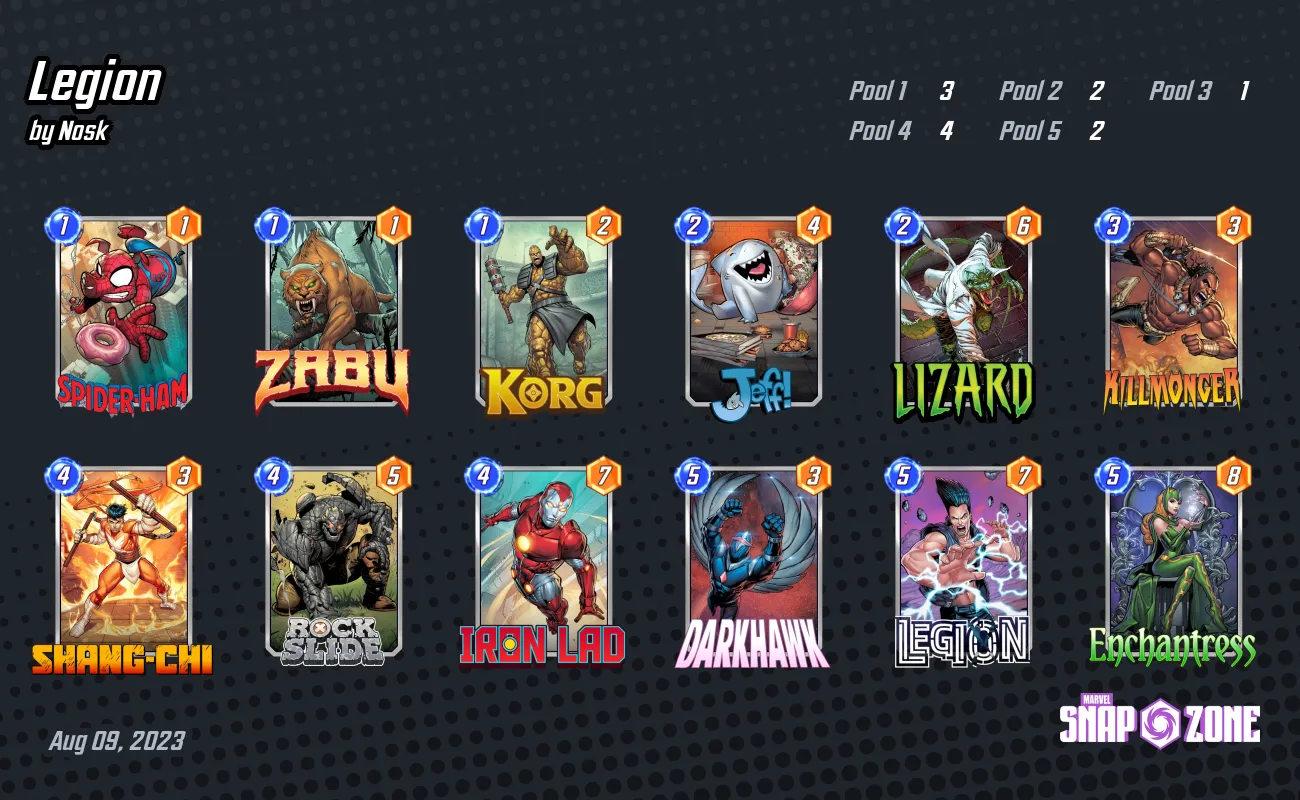 Legion - Decks - Marvel Snap Zone