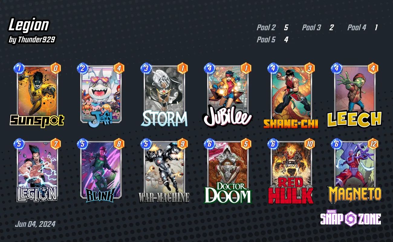 Legion - Decks - Marvel Snap Zone