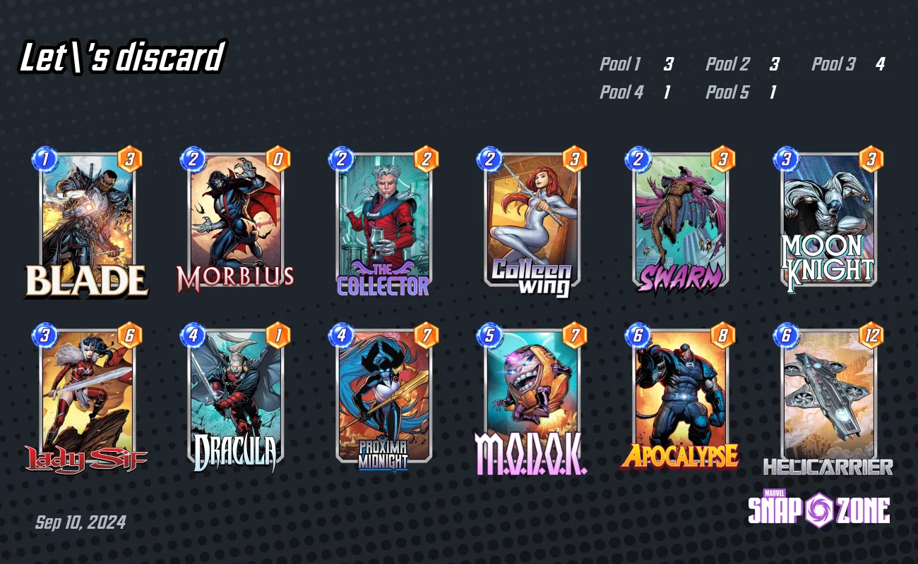 Let's discard - Decks - Marvel Snap Zone
