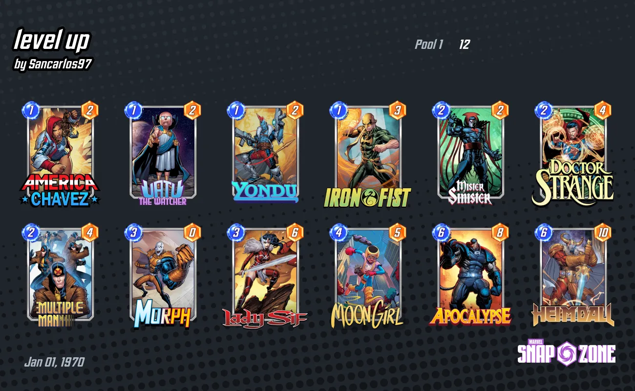 level up - Decks - Marvel Snap Zone