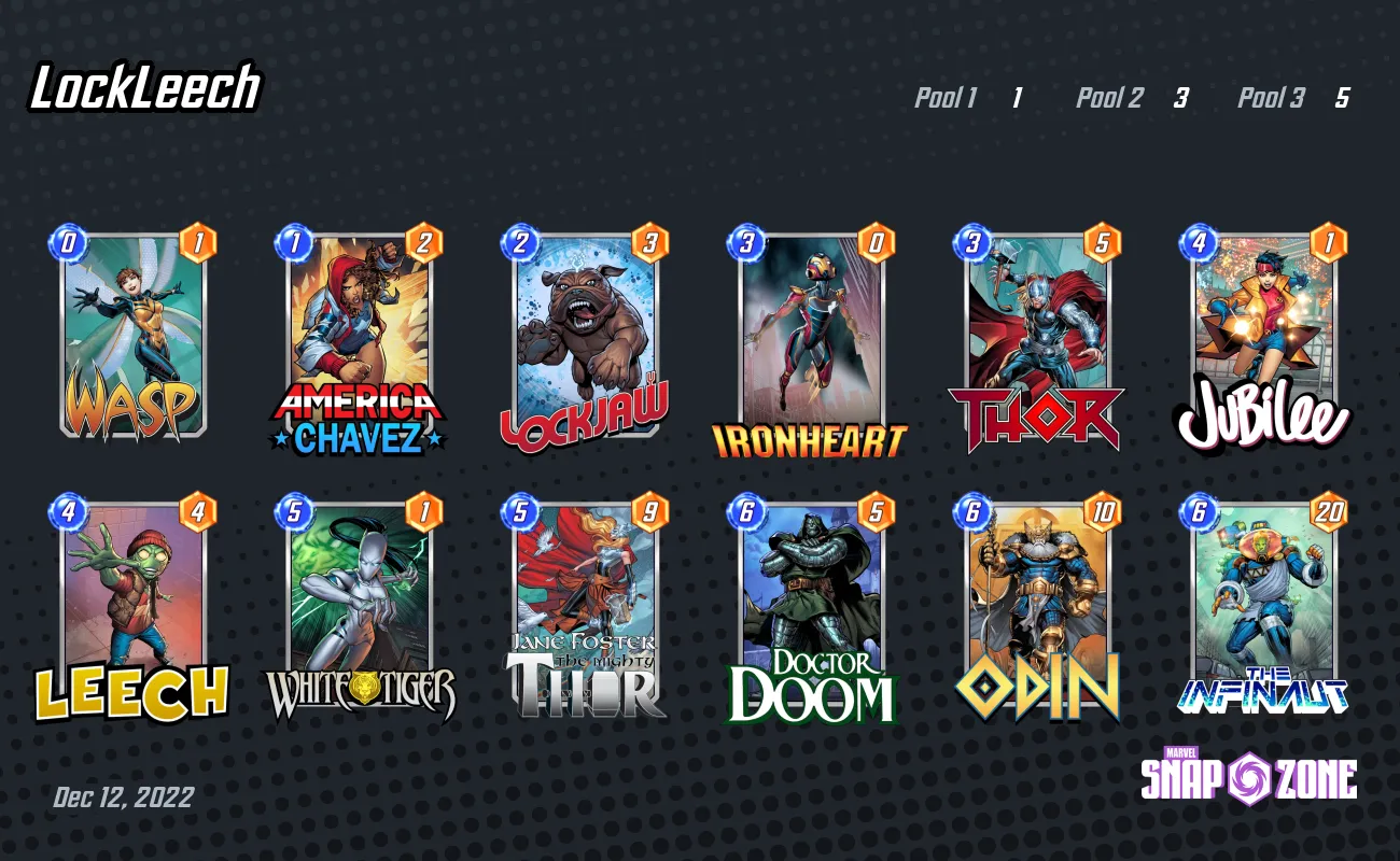 LockLeech - Decks - Marvel Snap Zone
