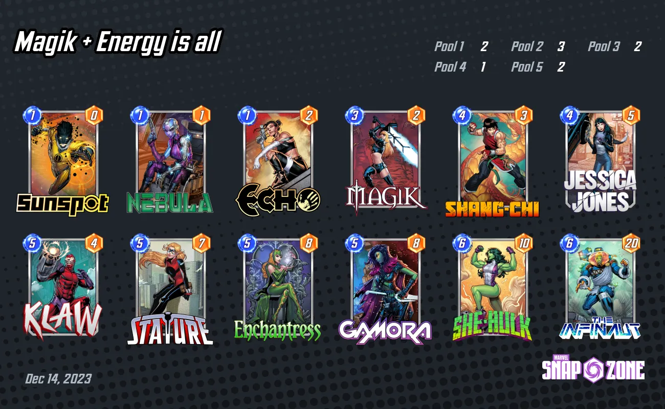 Magik + Energy is all - Decks - Marvel Snap Zone