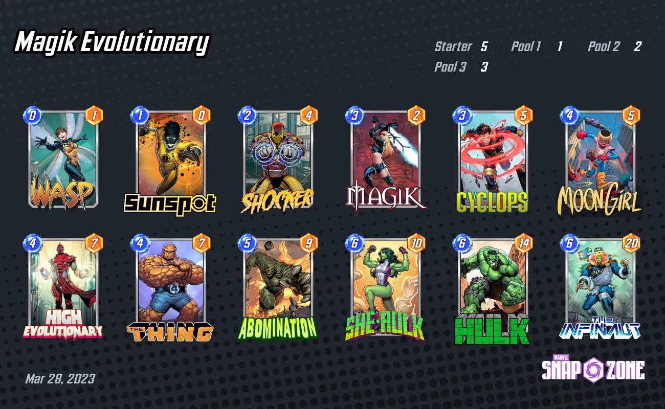 Magik Evolutionary - Decks - Marvel Snap Zone