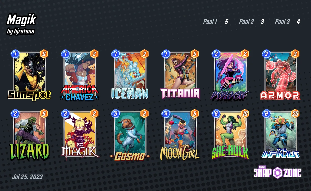 Magik - Decks - Marvel Snap Zone