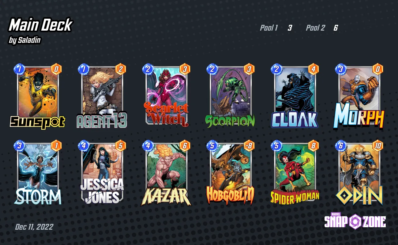 Main Deck - Decks - Marvel Snap Zone