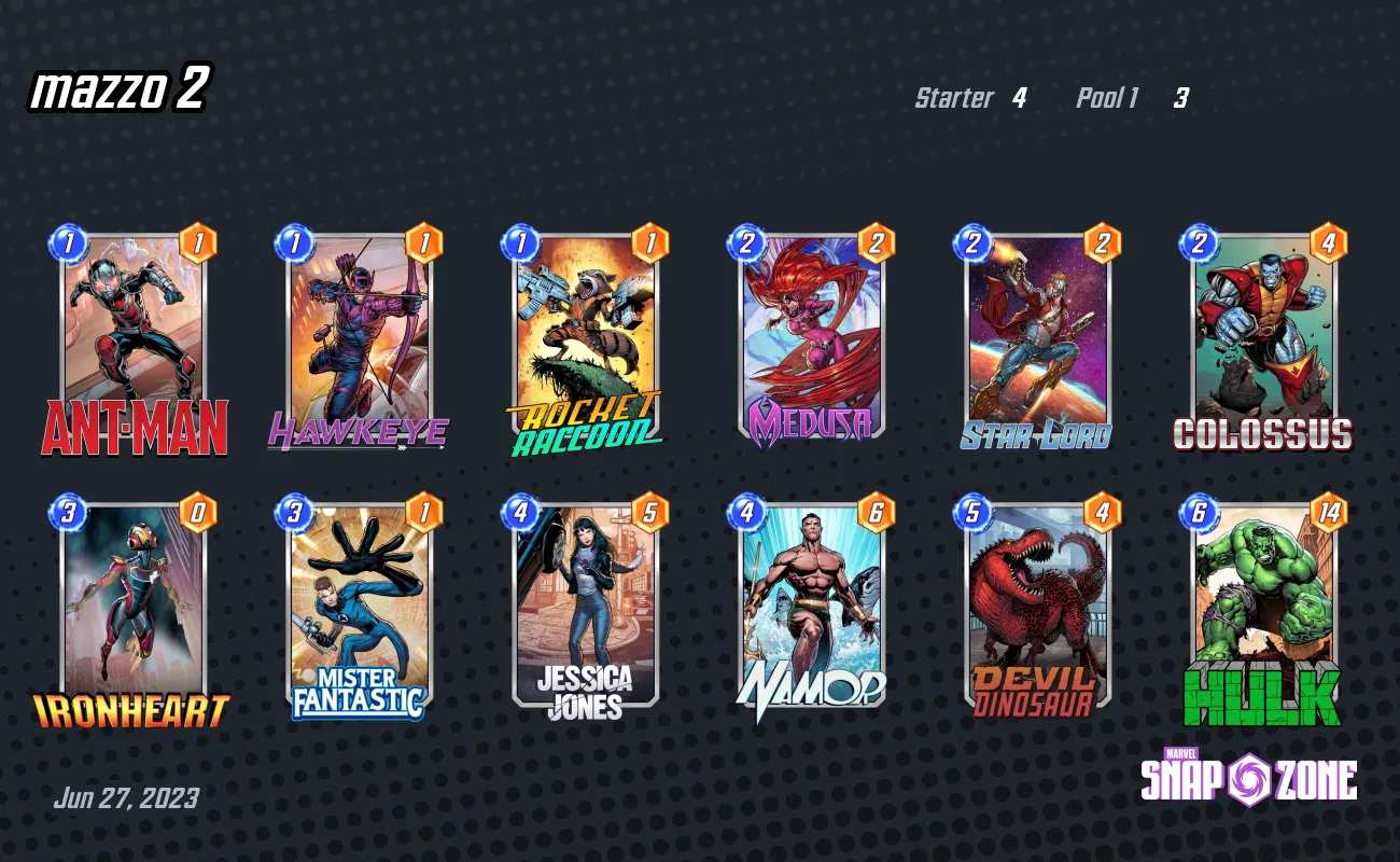 mazzo 2 - Decks - Marvel Snap Zone