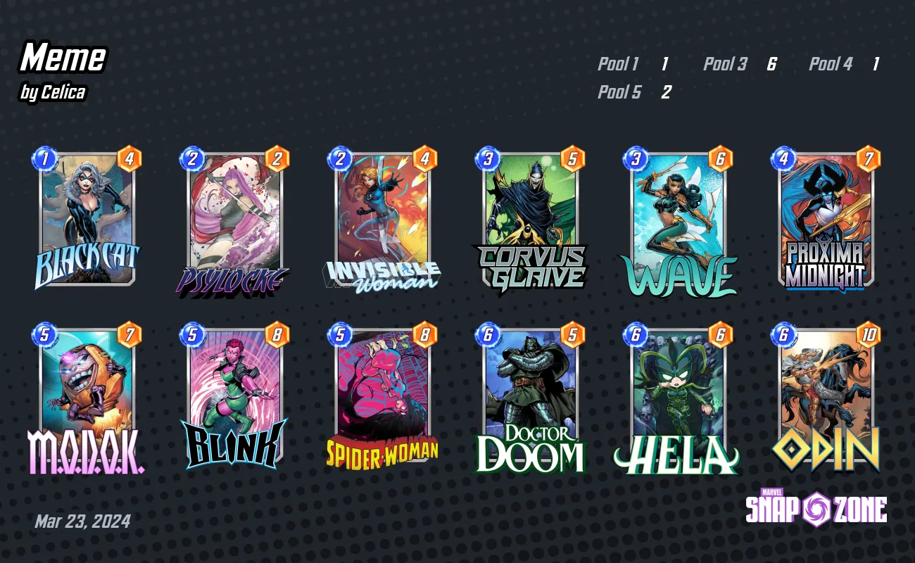 Meme - Decks - Marvel Snap Zone