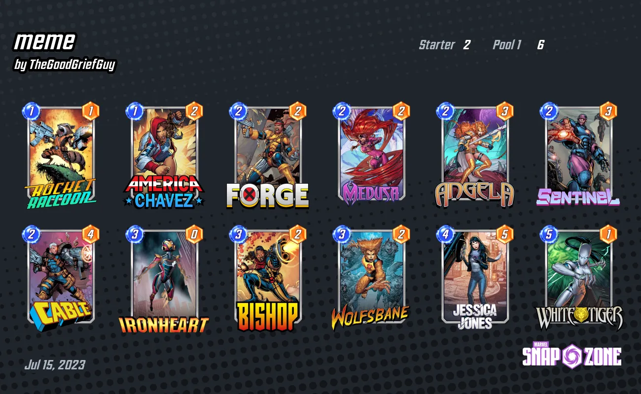 meme - Decks - Marvel Snap Zone
