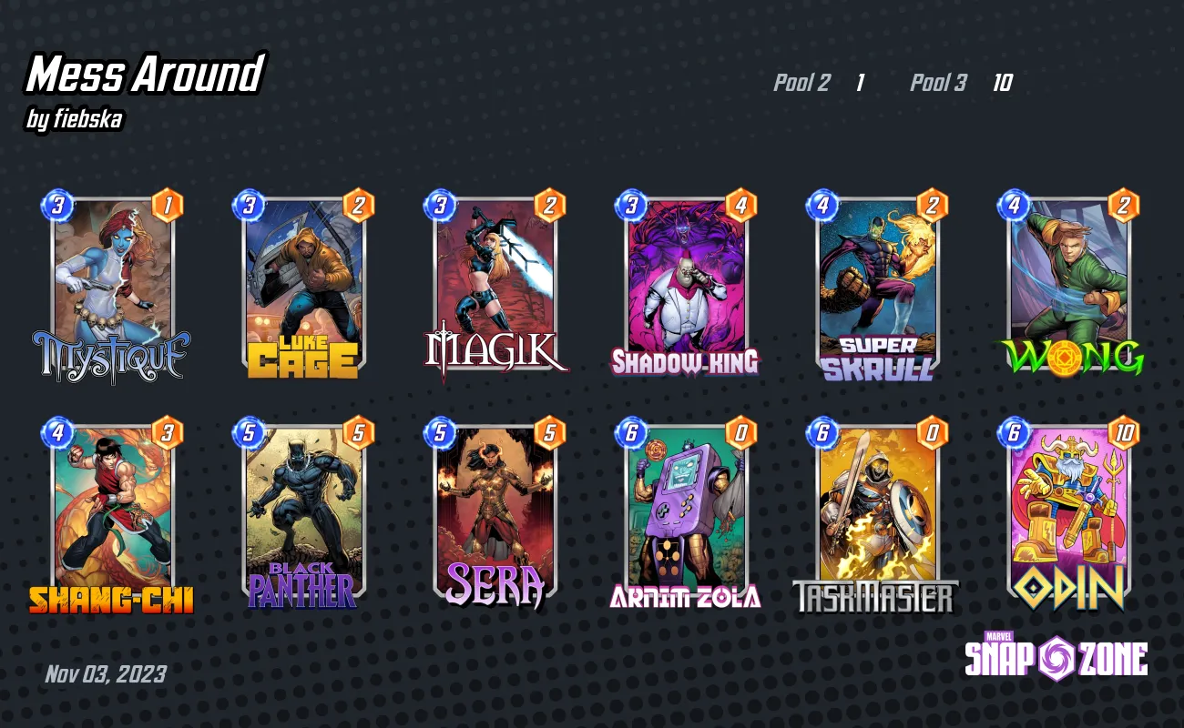 Mess Around - Decks - Marvel Snap Zone