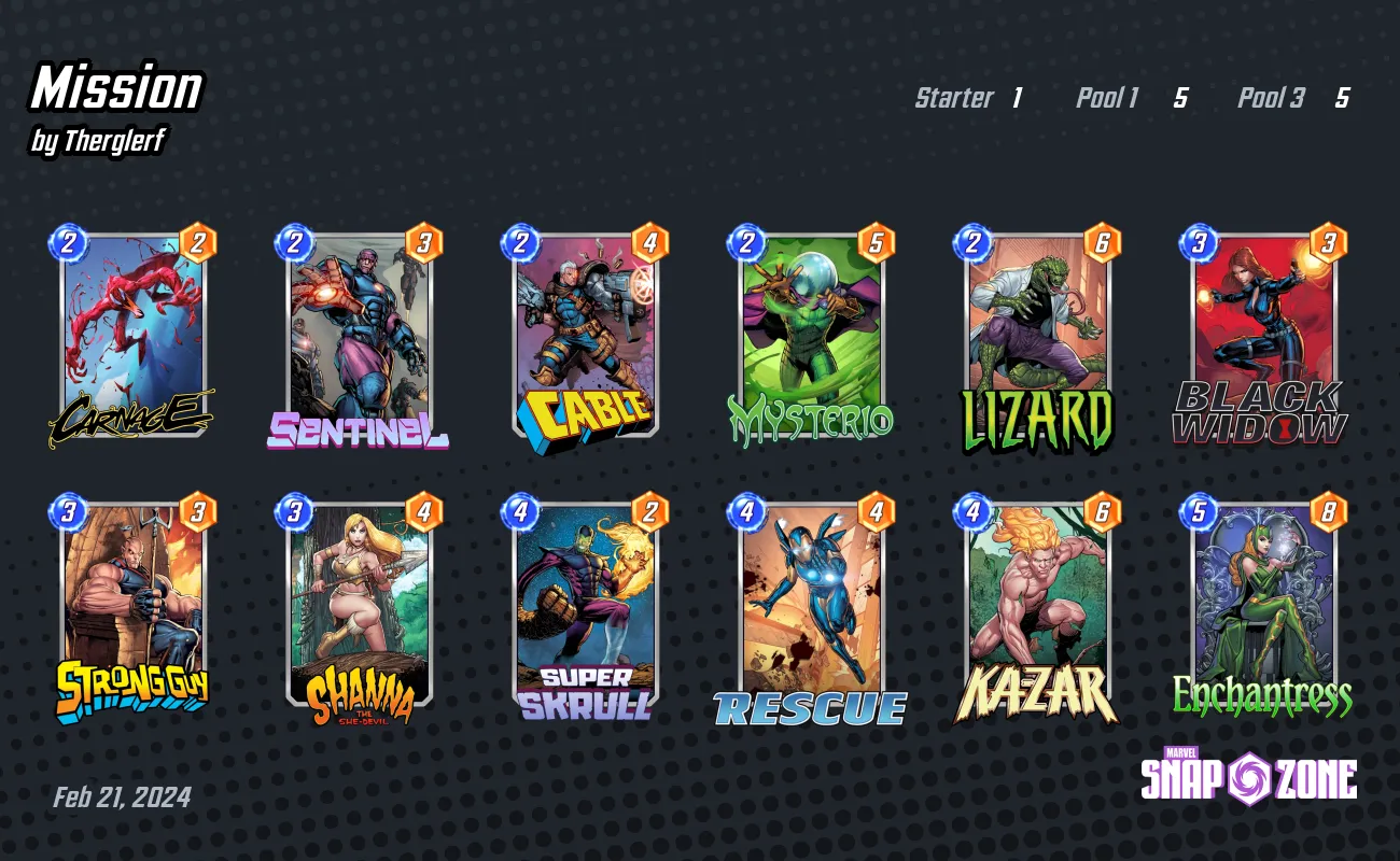 Mission - Decks - Marvel Snap Zone