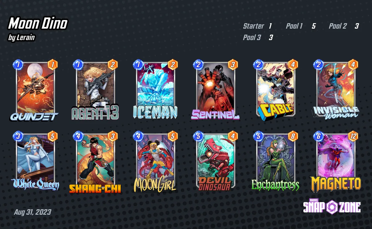 Moon Dino - Decks - Marvel Snap Zone
