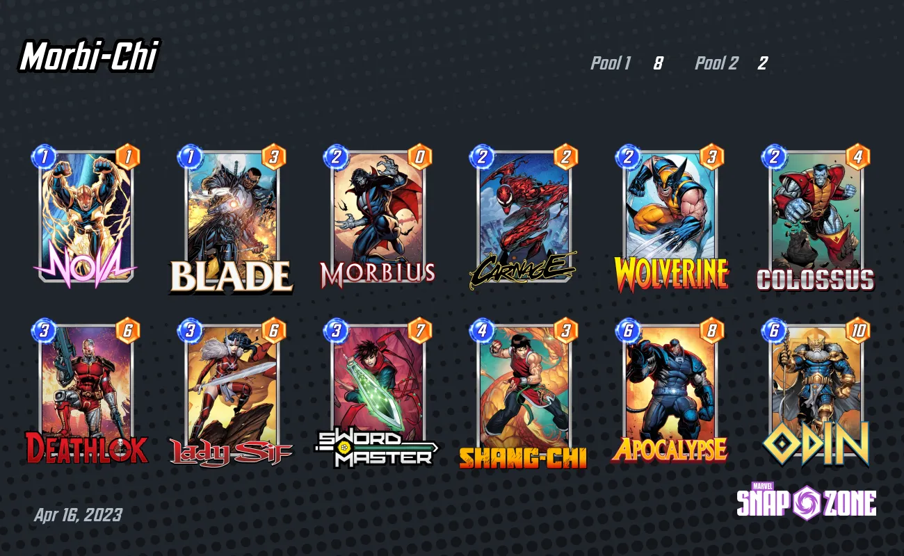 Morbi-Chi - Decks - Marvel Snap Zone