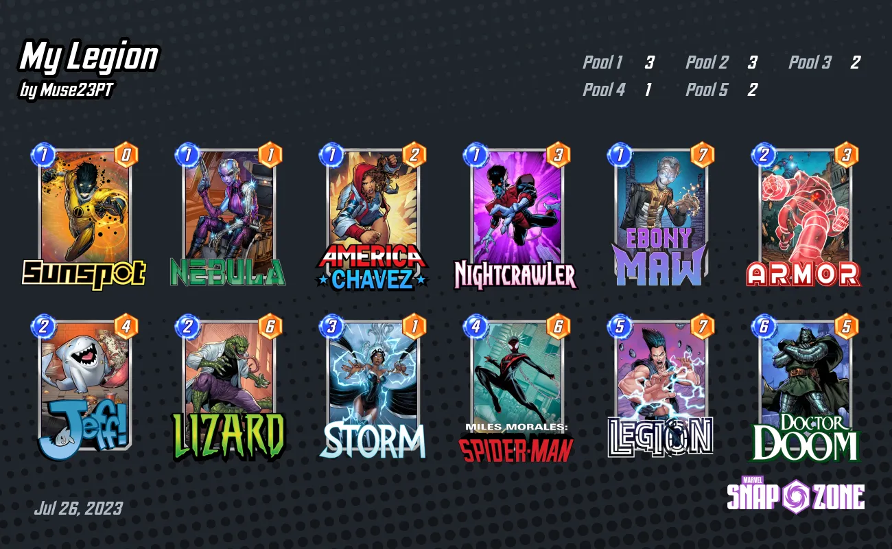 My Legion - Decks - Marvel Snap Zone