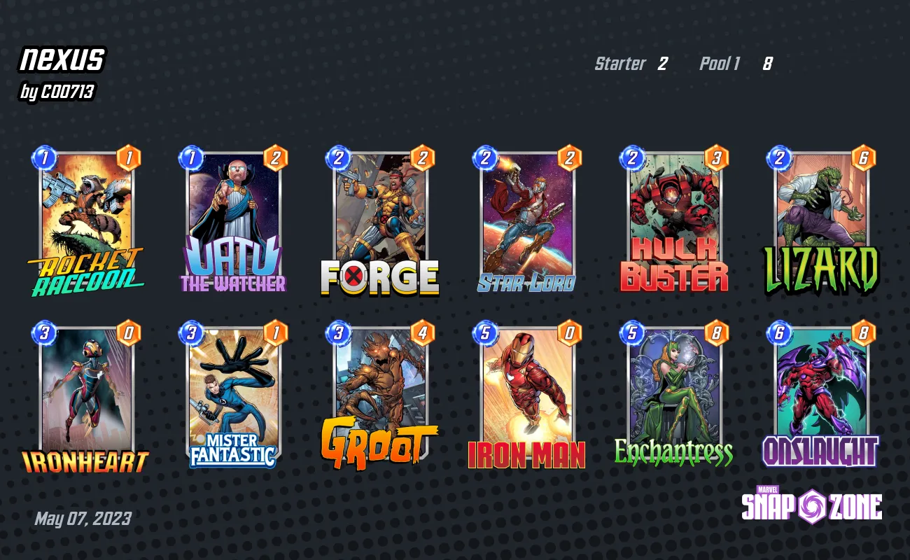nexus - Decks - Marvel Snap Zone