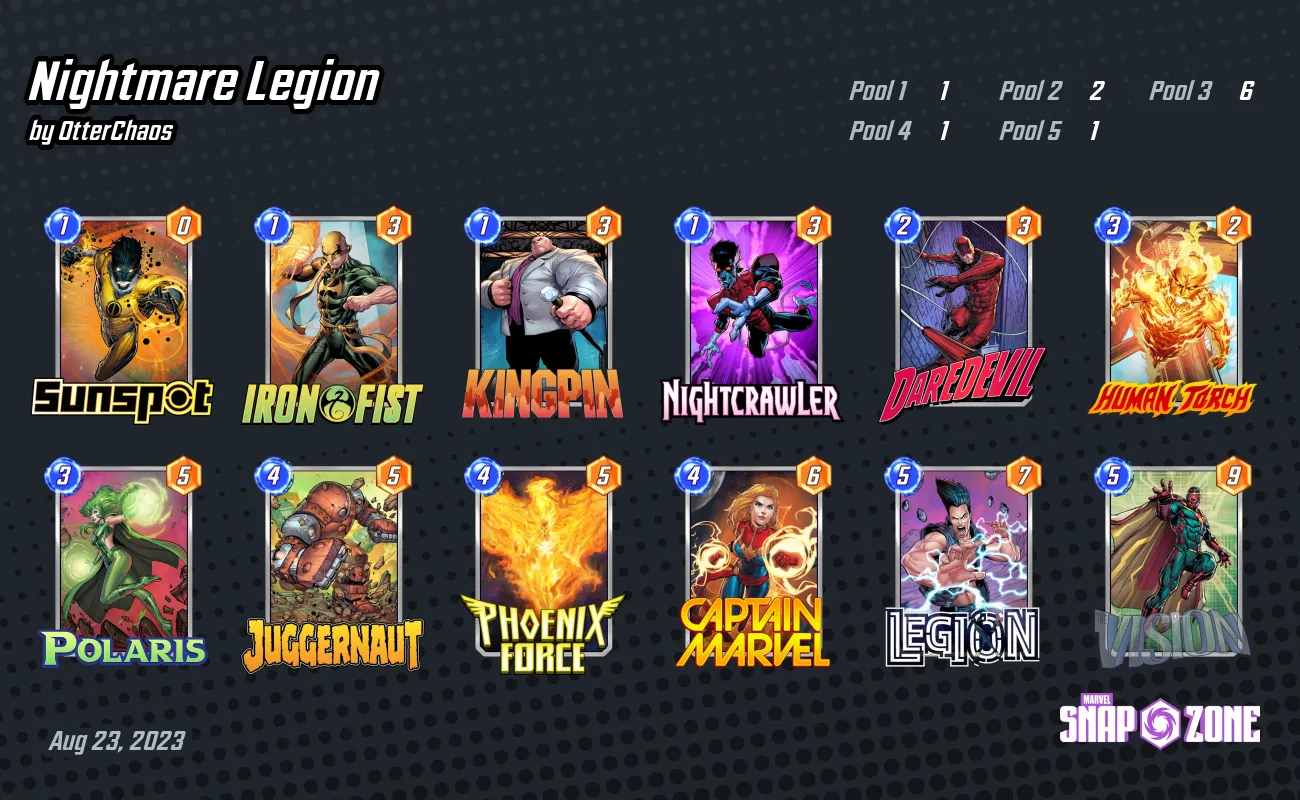 Nightmare Legion - Decks - Marvel Snap Zone